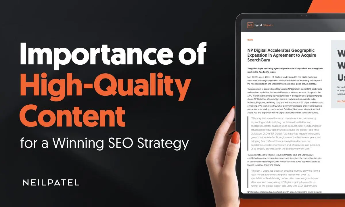 How to Create High Quality, Optimized Content for SEO