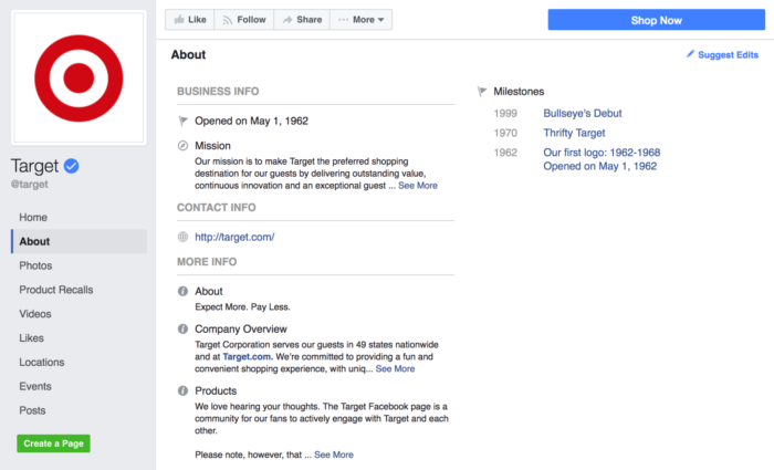 What Should You Put in Each Section of Your Facebook Page for Maximum ...