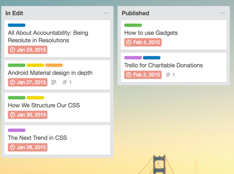 How to Use Trello to Streamline Your Content Marketing