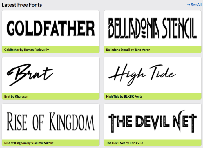 Find a Font: 19 Places to Find Free Fonts for Your Brand