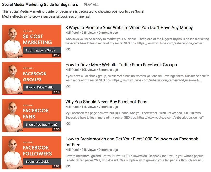 YouTube Marketing Strategies: 19 Tips to Grow Your Channel - Neil Patel