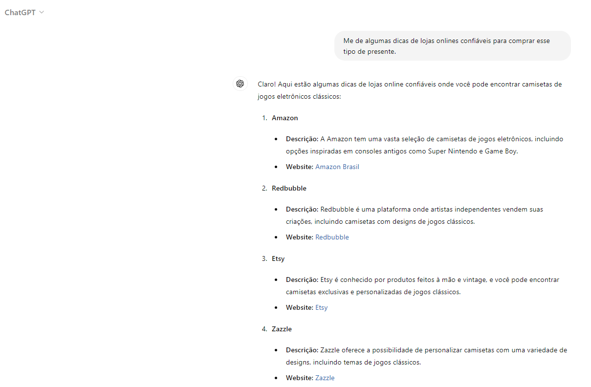 Prompts para ChatGPT: aprenda como criar e veja os meus favoritos